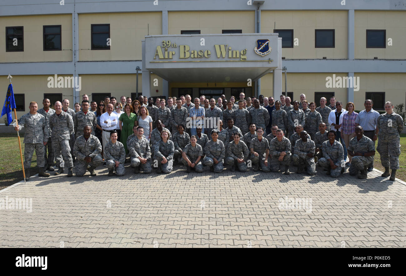 Members of the 39th Air Base Wing wing staff agencies pose for a photo ...
