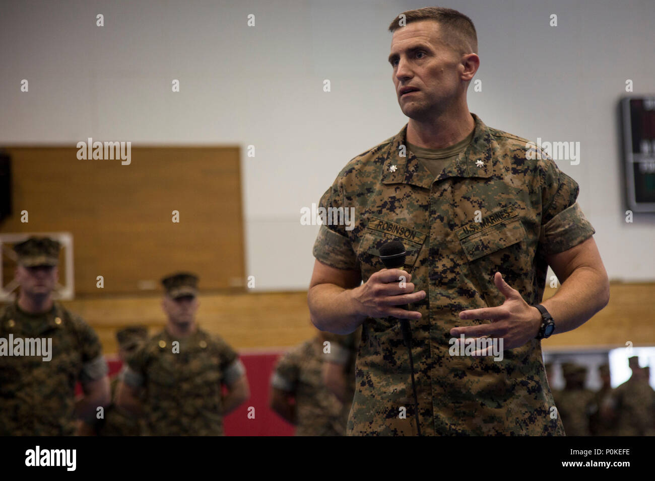 Lt. Col. Leroy B. Butler, the commanding officer of 3rd Battalion, 12th ...