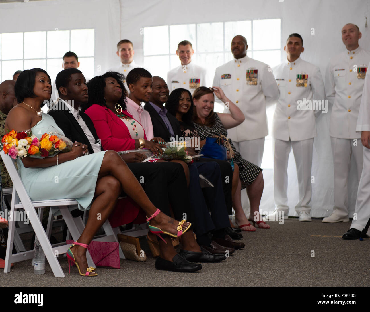 180601-N-AG490-1115 PORTSMOUTH, Va. (June 1, 2018) The family of Cmdr ...