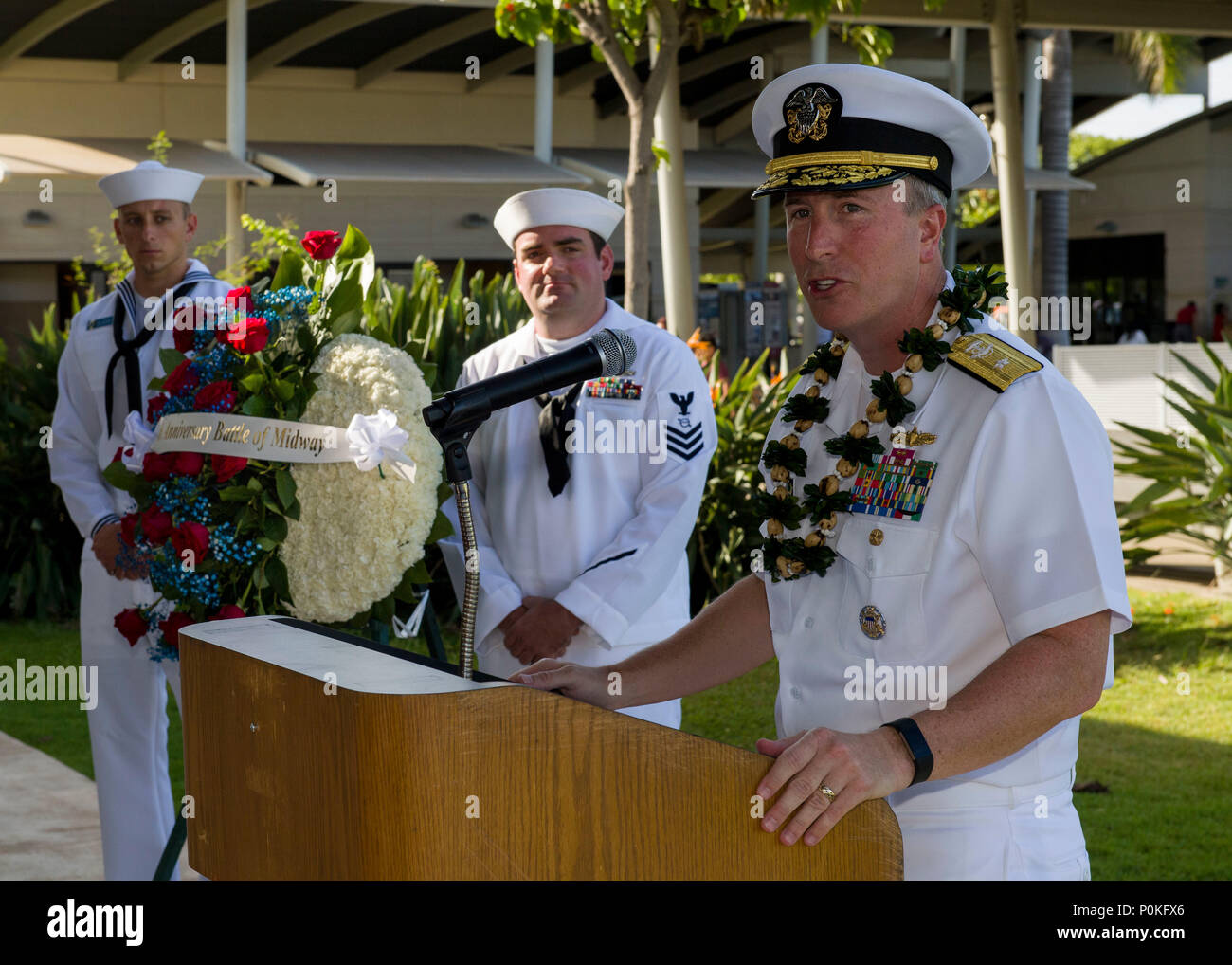 180601-N-NU281-0036 PEARL HARBOR (June 1, 2018) Rear Adm. Brian Fort ...