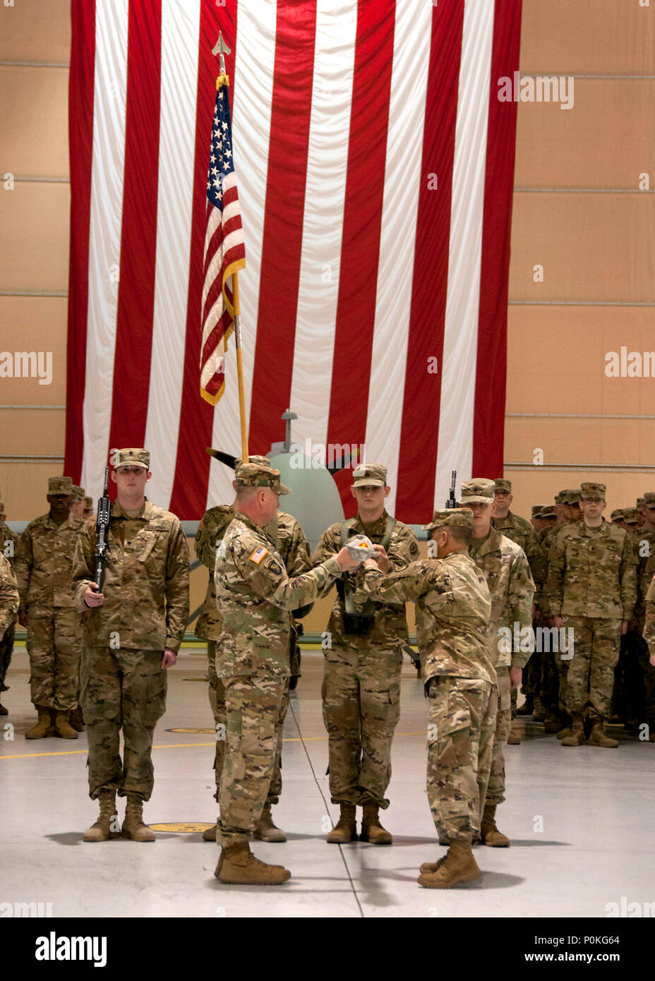 Lt. Col. Matthew Landrum, commander of the 1st Battalion, 25th Aviation ...
