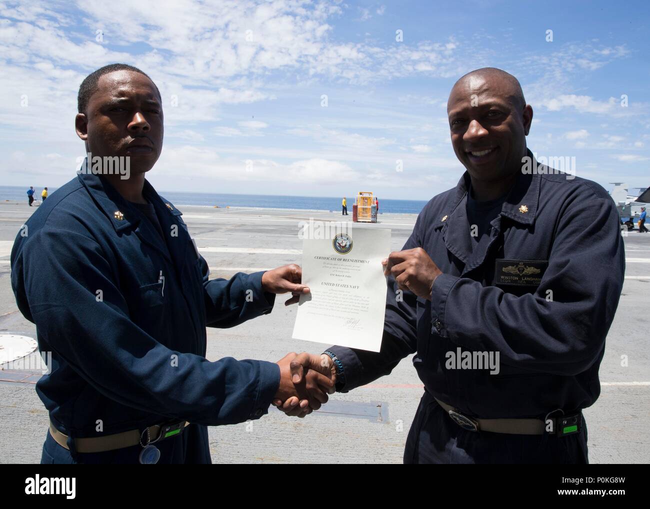 ATLANTIC OCEAN (June 1, 2018) -- Chief Engineman Robert Fuller, from ...