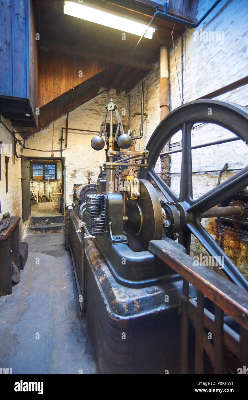 Interior of Stott Park Bobbin Mill, Finsthwaite, South Lakeland, Lake ...
