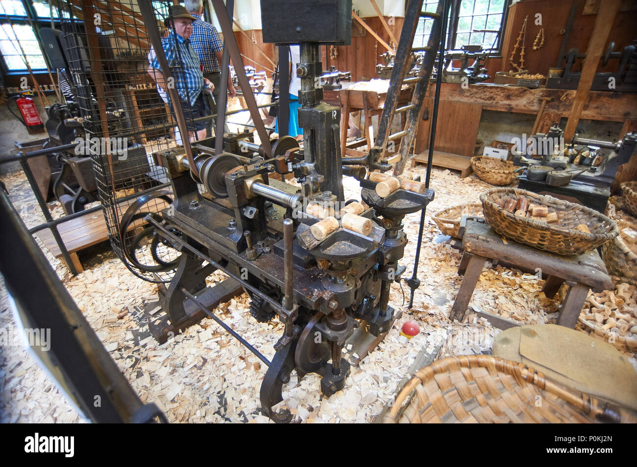 Interior of Stott Park Bobbin Mill, Finsthwaite, South Lakeland, Lake ...