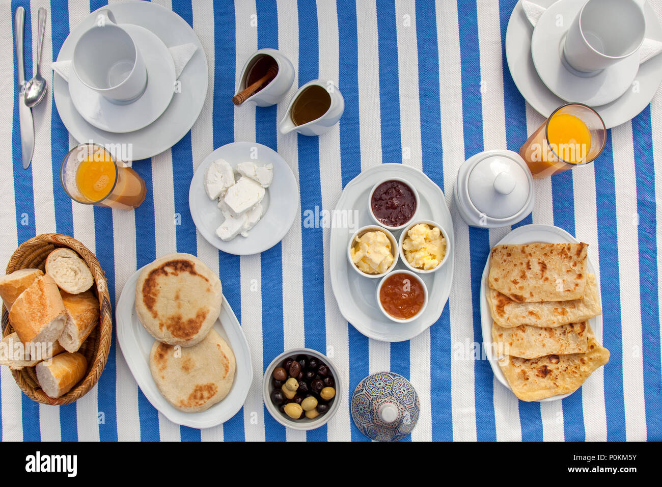 Morocco breakfast hi-res stock photography and images - Alamy