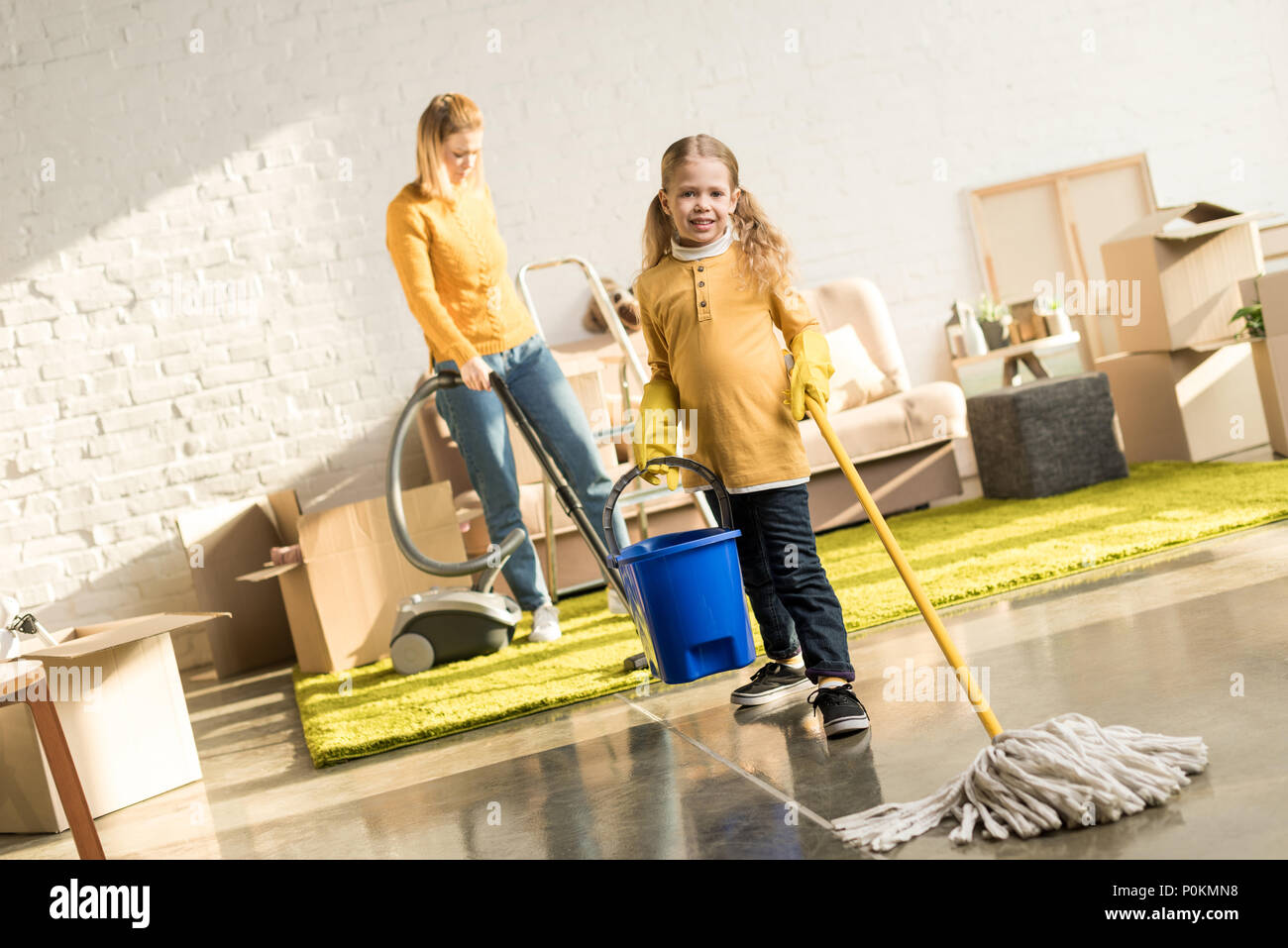 Mop moving hi-res stock photography and images - Alamy