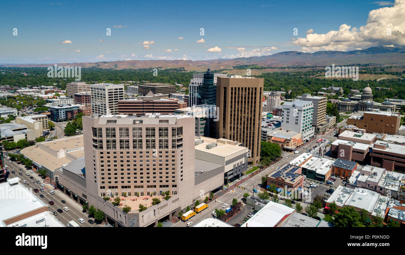 Buildings in downtown boise idaho hi-res stock photography and images ...
