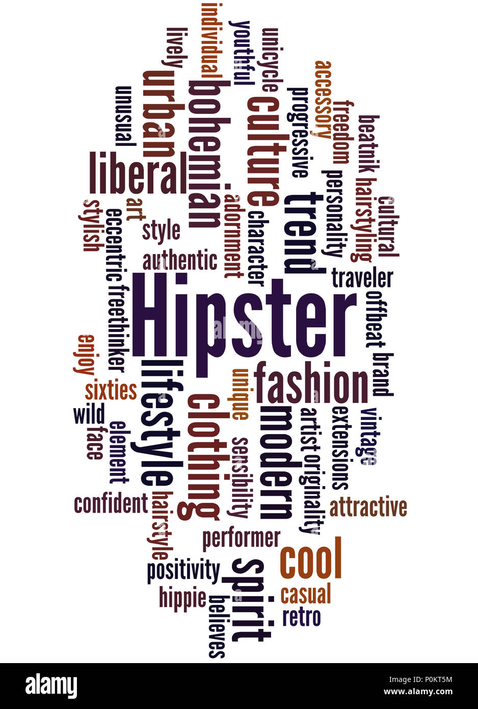 Hipster, word cloud concept on white background Stock Photo - Alamy