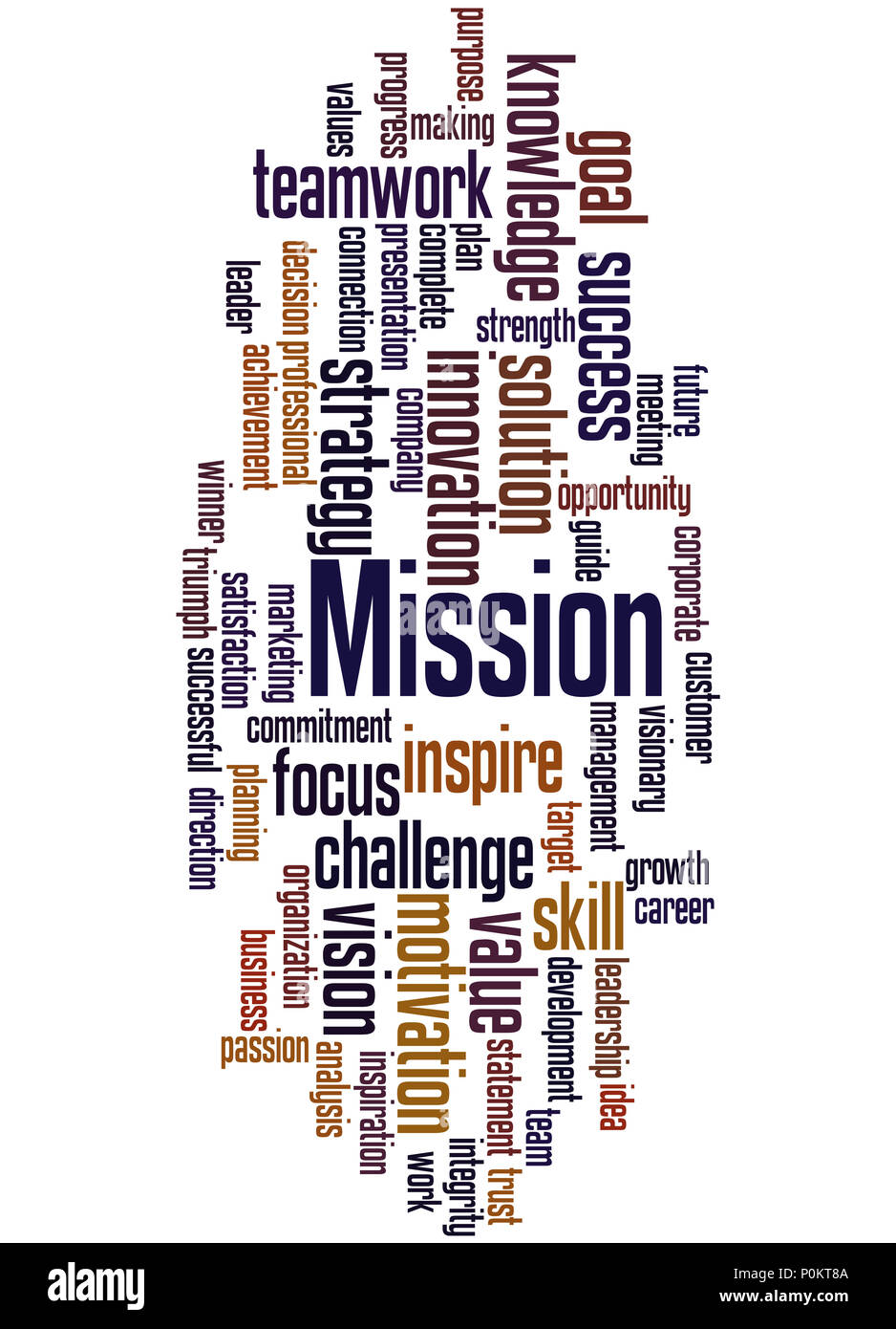 Mission, word cloud concept on white background Stock Photo - Alamy