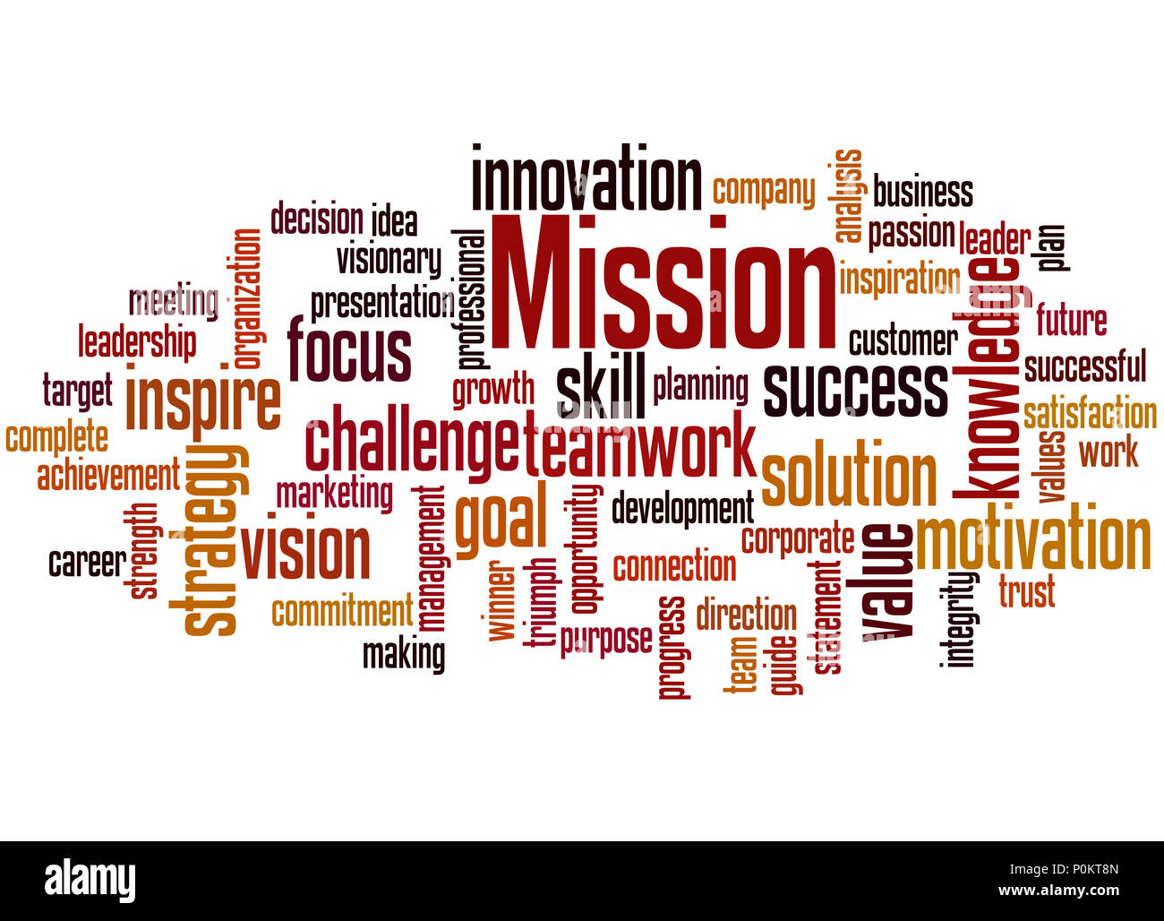 Mission, word cloud concept on white background Stock Photo - Alamy