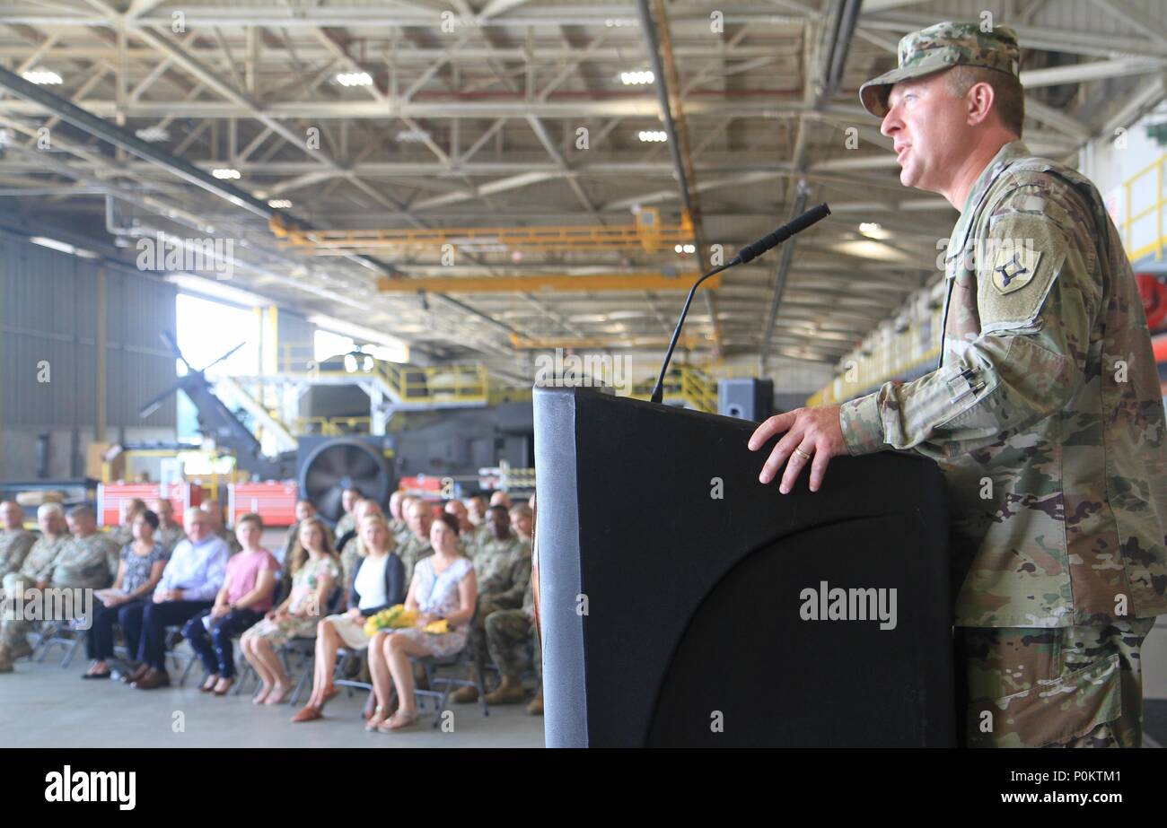 Command Sgt. Maj. James B. Kendrick, the incoming command sergeant ...