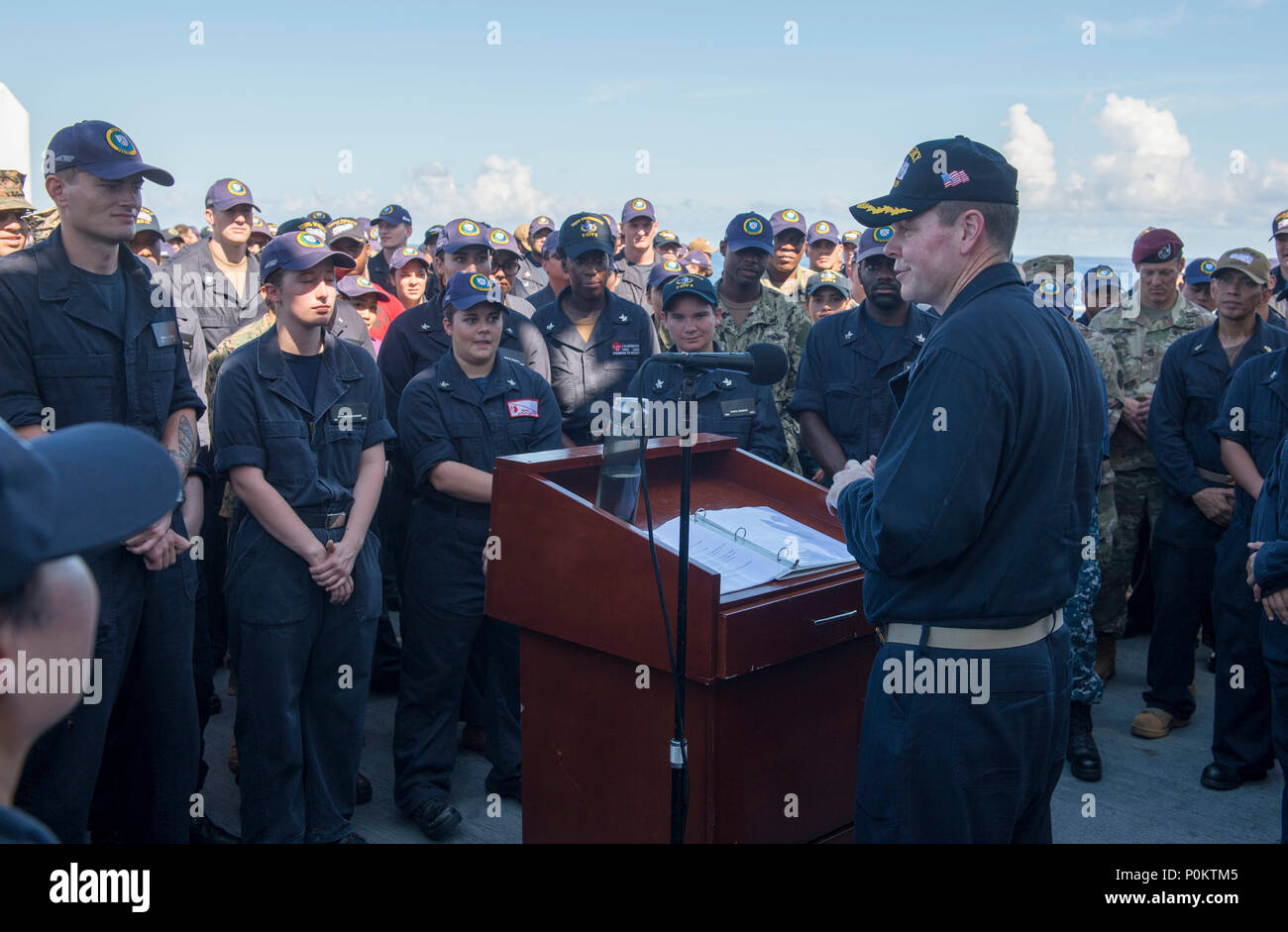180605-N-MD713-0139 SOUTH CHINA SEA (June 5, 2018) Capt. John Rotruck ...