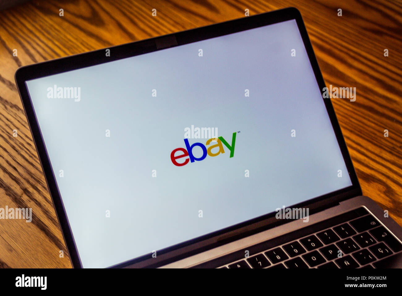 Dallas, Texas/ United States - 06/7/2018: (Photograph of the ebay logo ...