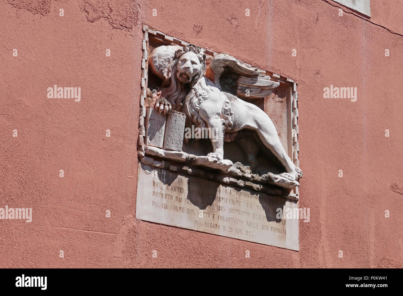 Venetian winged lion of st mark hi-res stock photography and images - Alamy
