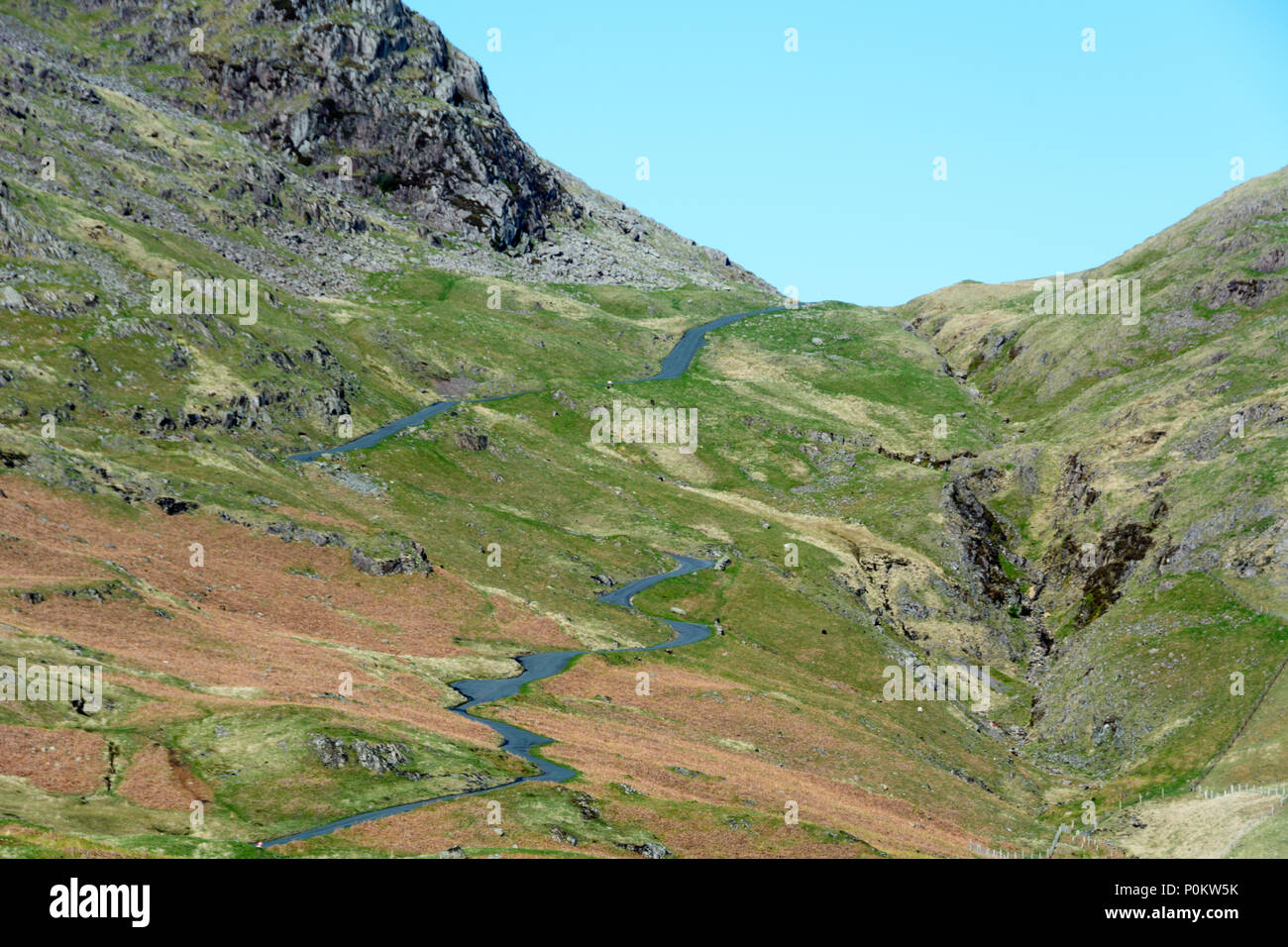 Hardknott fort hardknott pass lake hi-res stock photography and images ...