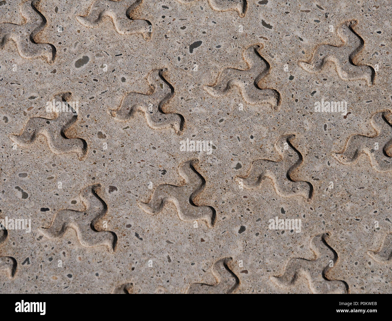 Concrete paving at the mountain railway station at the summit of ...