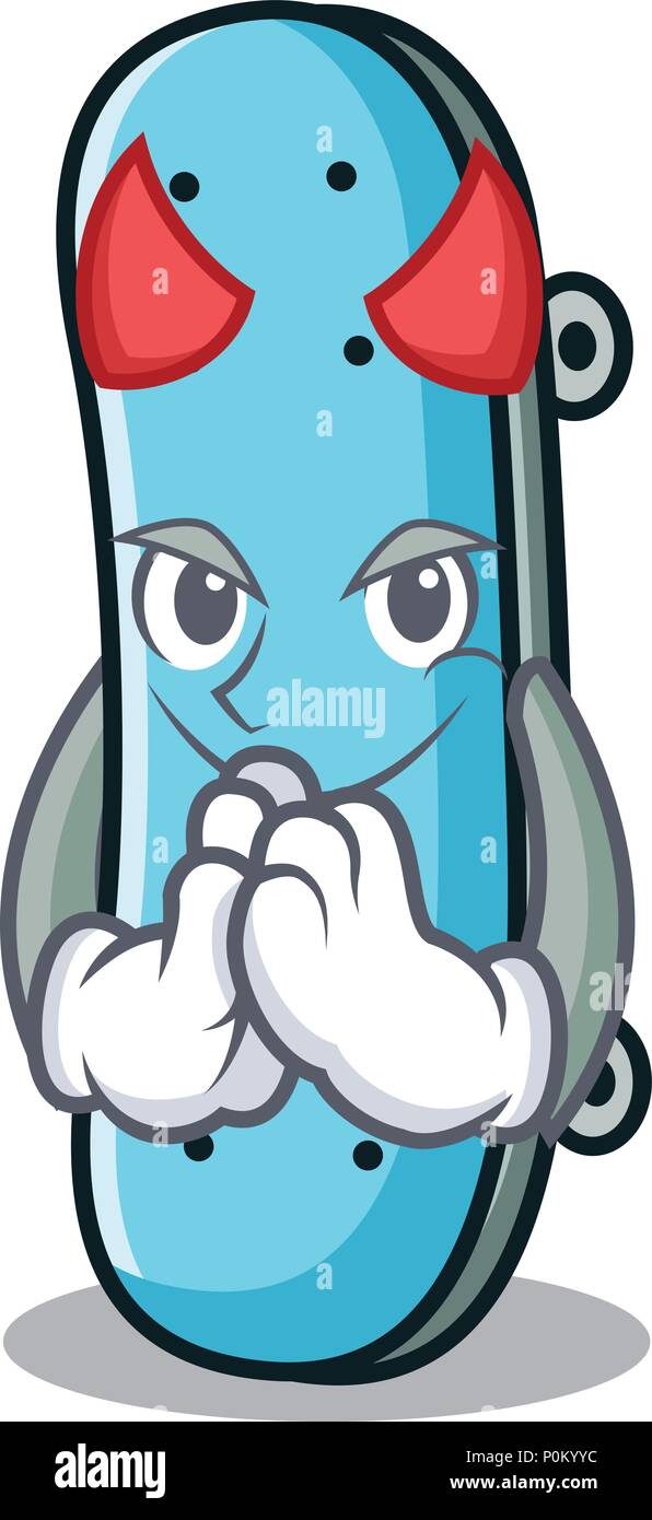 Devil skateboard mascot cartoon style Stock Vector Image & Art - Alamy