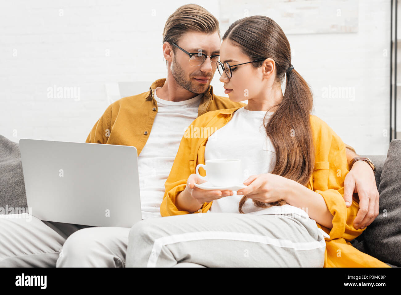 Gadget cuddling hi-res stock photography and images - Alamy