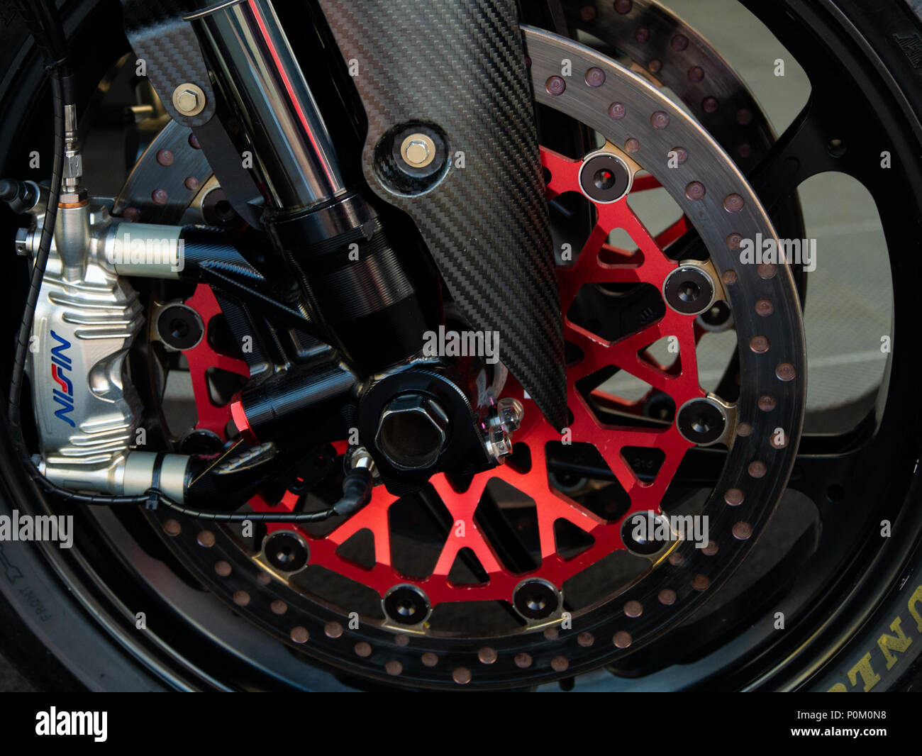 Mugen electric motorcycle, TT Zero, Isle of Man TT 2018. Tourist Trophy ...