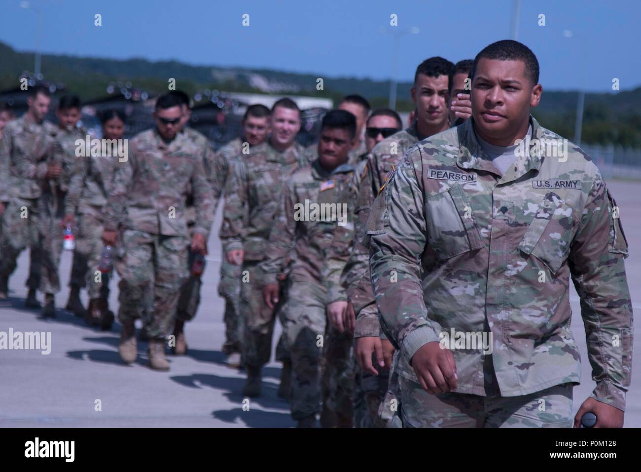 Soldiers assigned to Chosen Company, 1st Battalion, 12th Cavalry ...