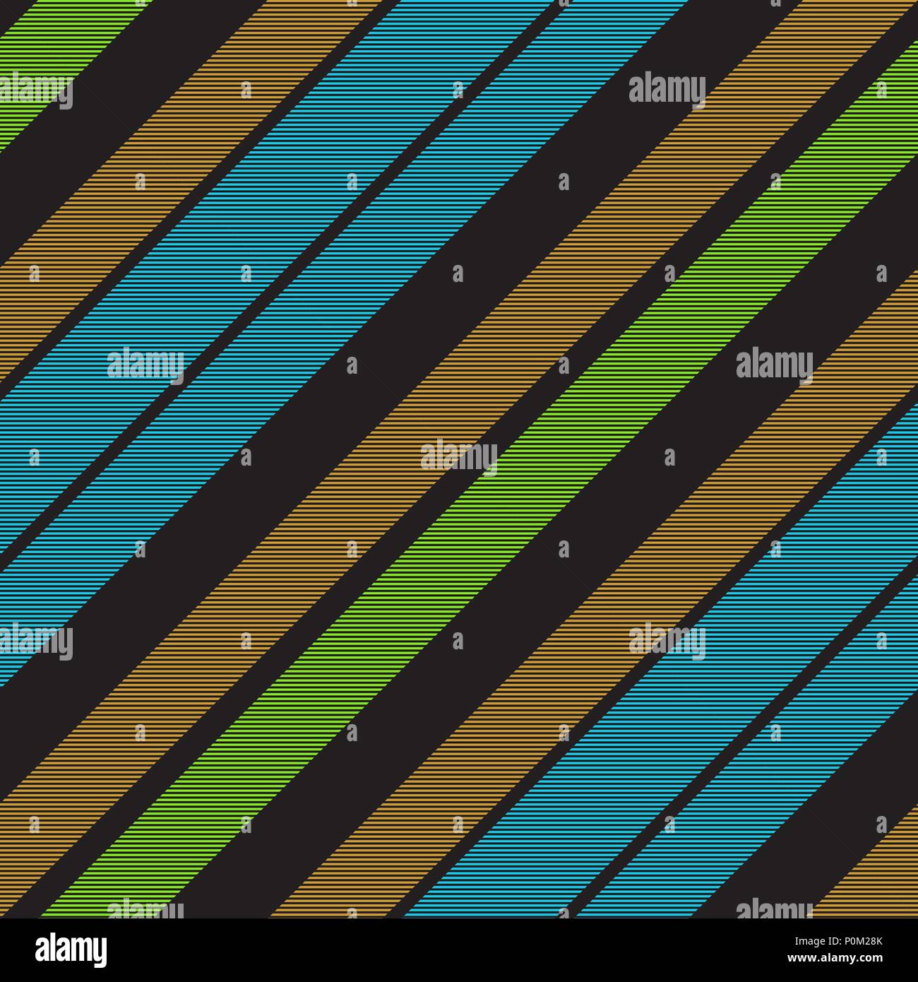 Black striped fabric texture seamless pattern. Vector illustration ...