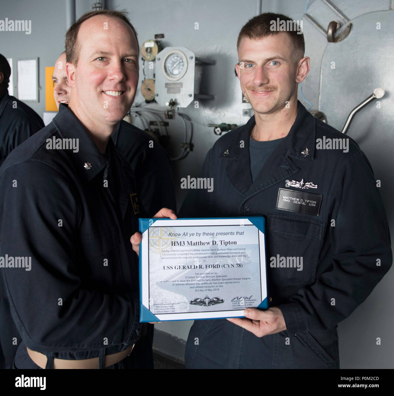 ATLANTIC OCEAN (June 3, 2018) -- Hospital Corpsman 3rd Class Matthew ...