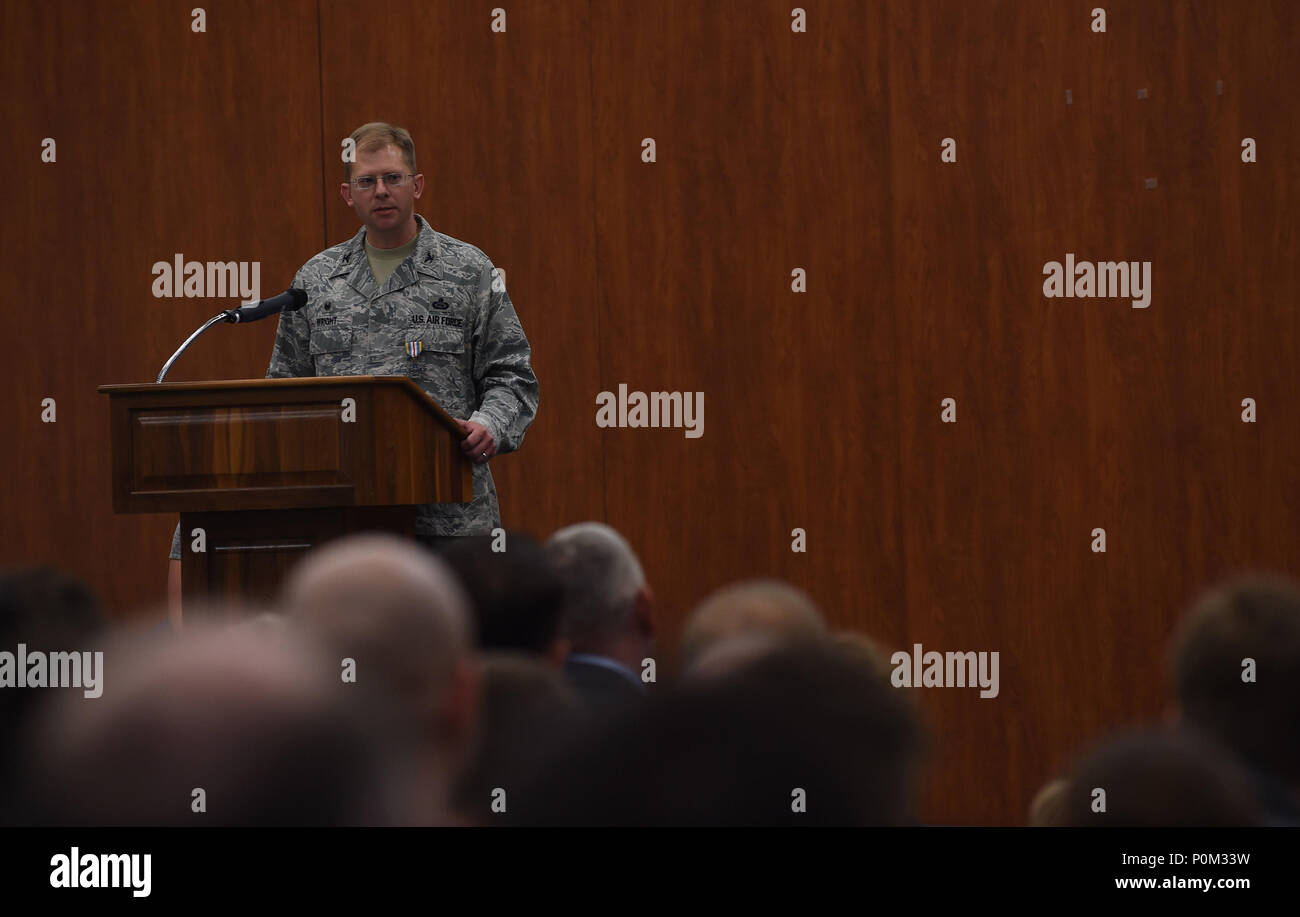 U.S. Air Force Colonel Parker Wright, former Commander of the Joint ...