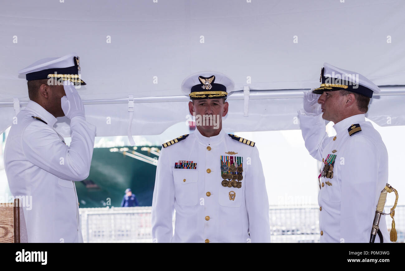 Coast Guard Capt. Ted St. Pierre, chief of staff, Atlantic Area ...