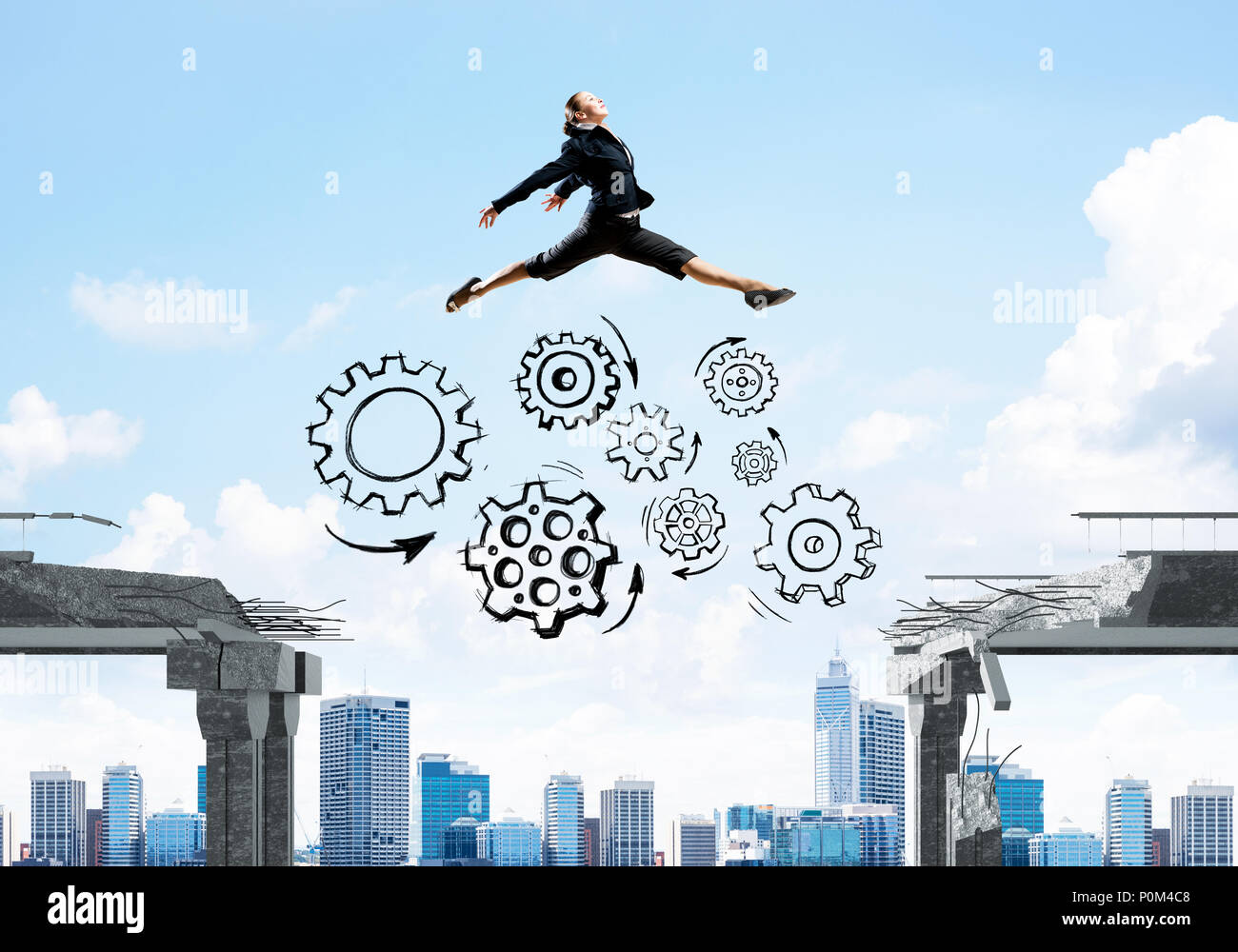 Problem and difficulties overcoming concept Stock Photo - Alamy