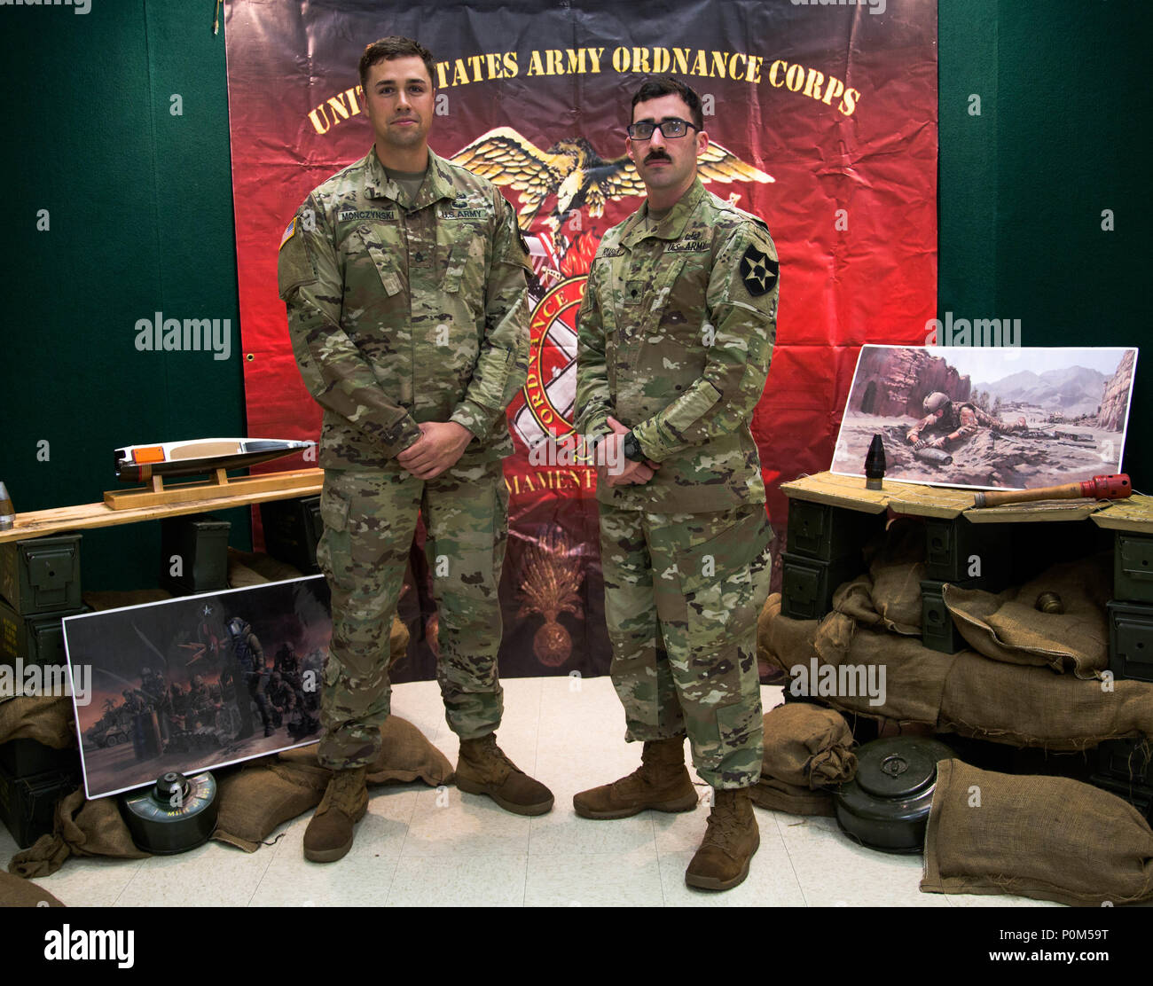 U.S. Army Staff Sgt. Edward Monczynski, left, and Spc.Matthew Ruben of ...