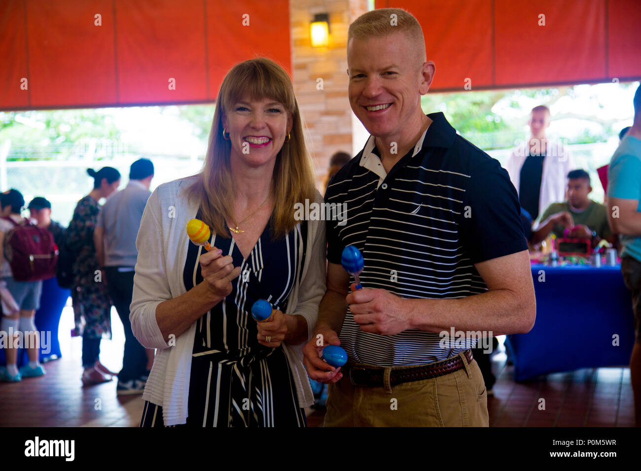 CAMP FOSTER, OKINAWA, Japan – Brig. Gen Paul Rock Jr. and his wife ...