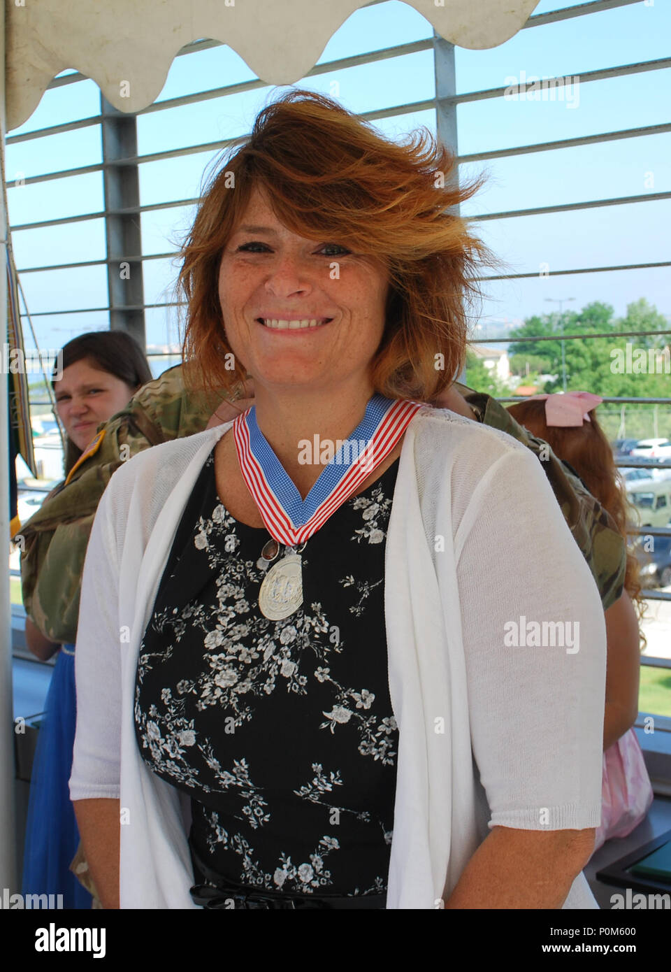 Tanja Gutierrez poses with her newly awarded Teri Maude and Debra ...