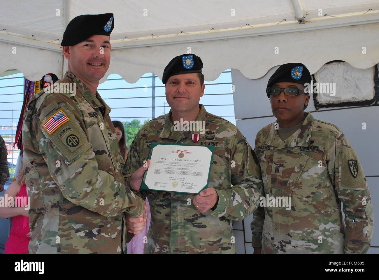 Lt. Col. John Misenheimer was presented with a Meritorious Service ...