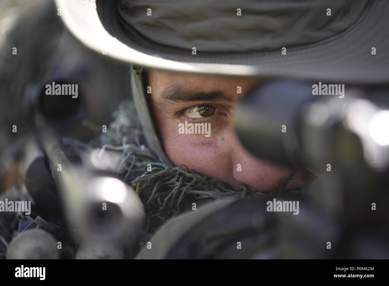 KABUL, Afghanistan (June 2, 2018) – A Commando sniper team at the ...