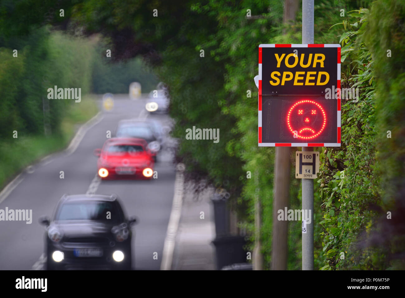 Digital speed limit sign hi-res stock photography and images - Alamy