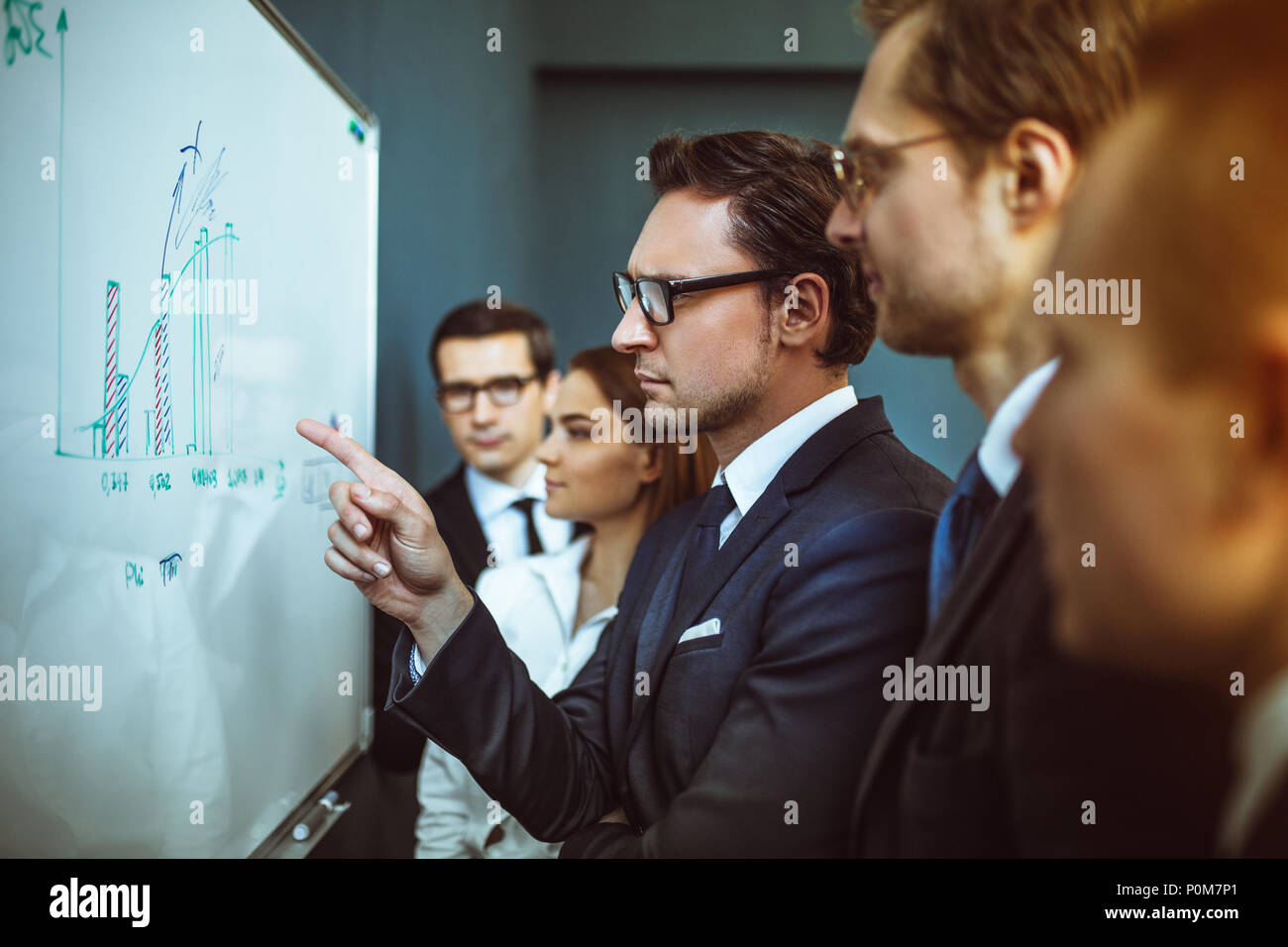 Business with charts conference hi-res stock photography and images - Alamy