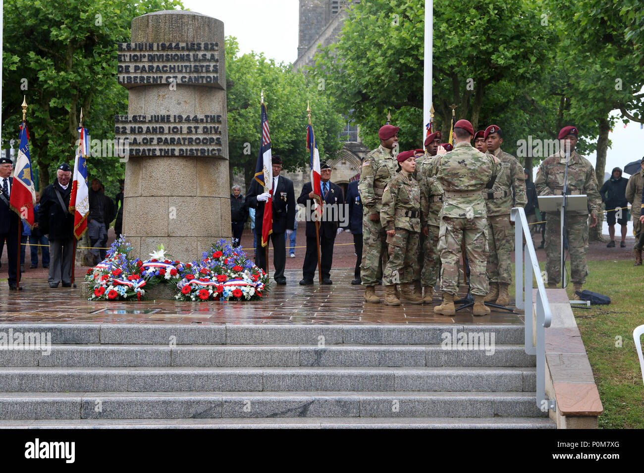The 82nd Airborne Division All American Choir sings a song during a ...