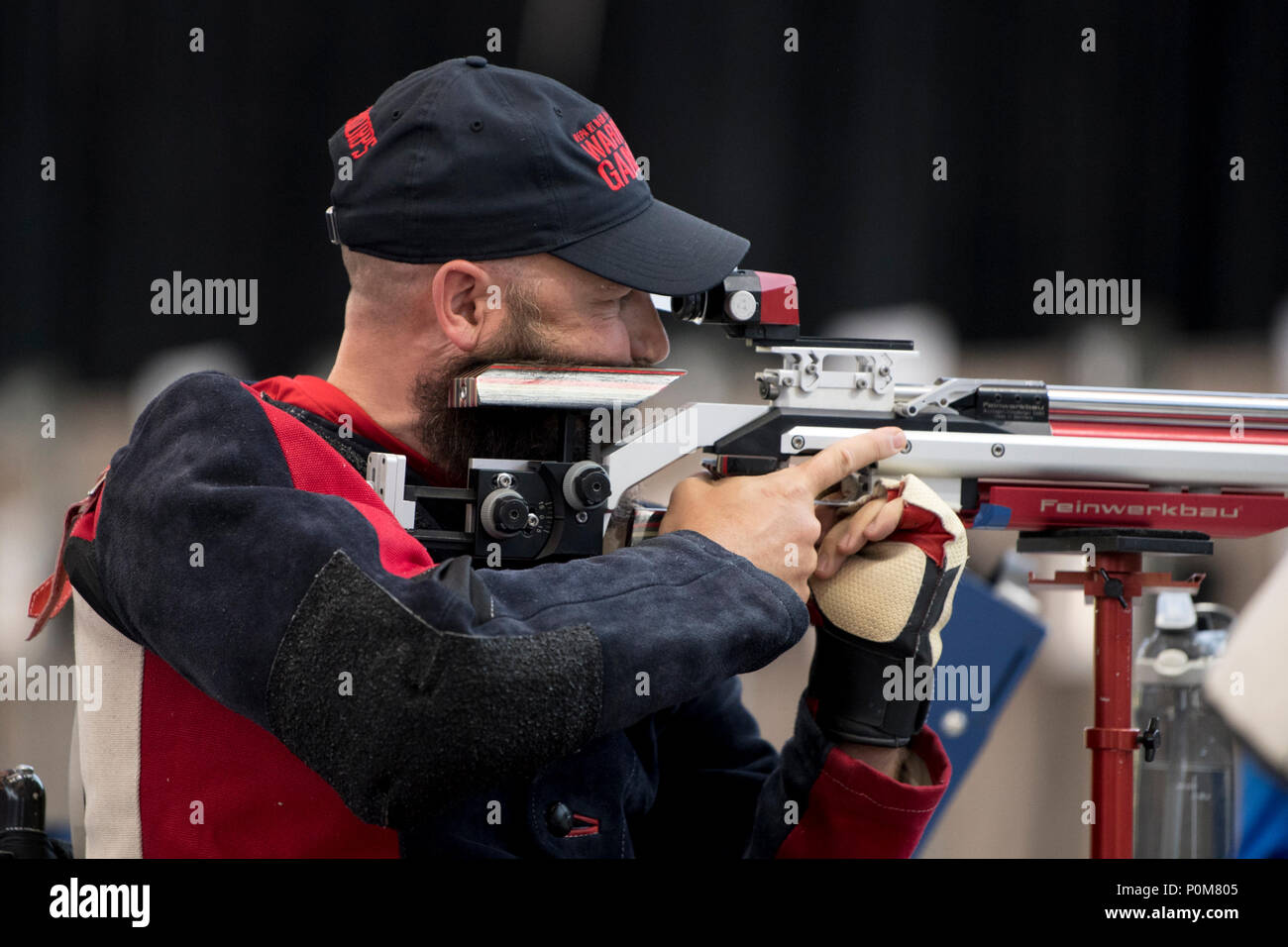 Marine Corps veteran Gunnery Sgt. Douglas Godfrey competes in the 2018 ...