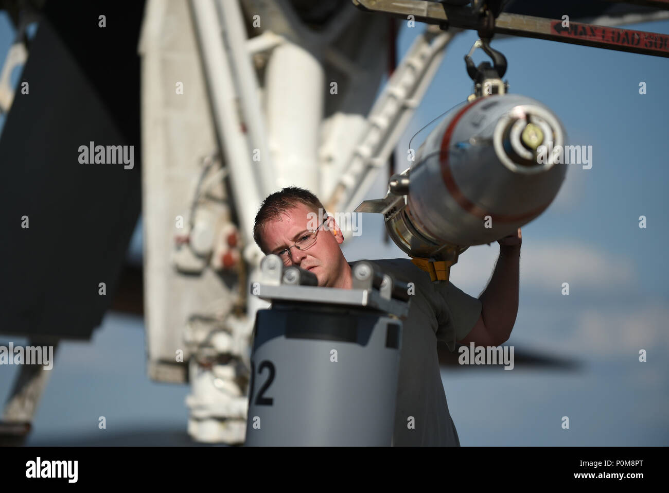 U.S. Air Force Tech. Sgt. Clayton Moore, 345th Expeditionary Bomb ...