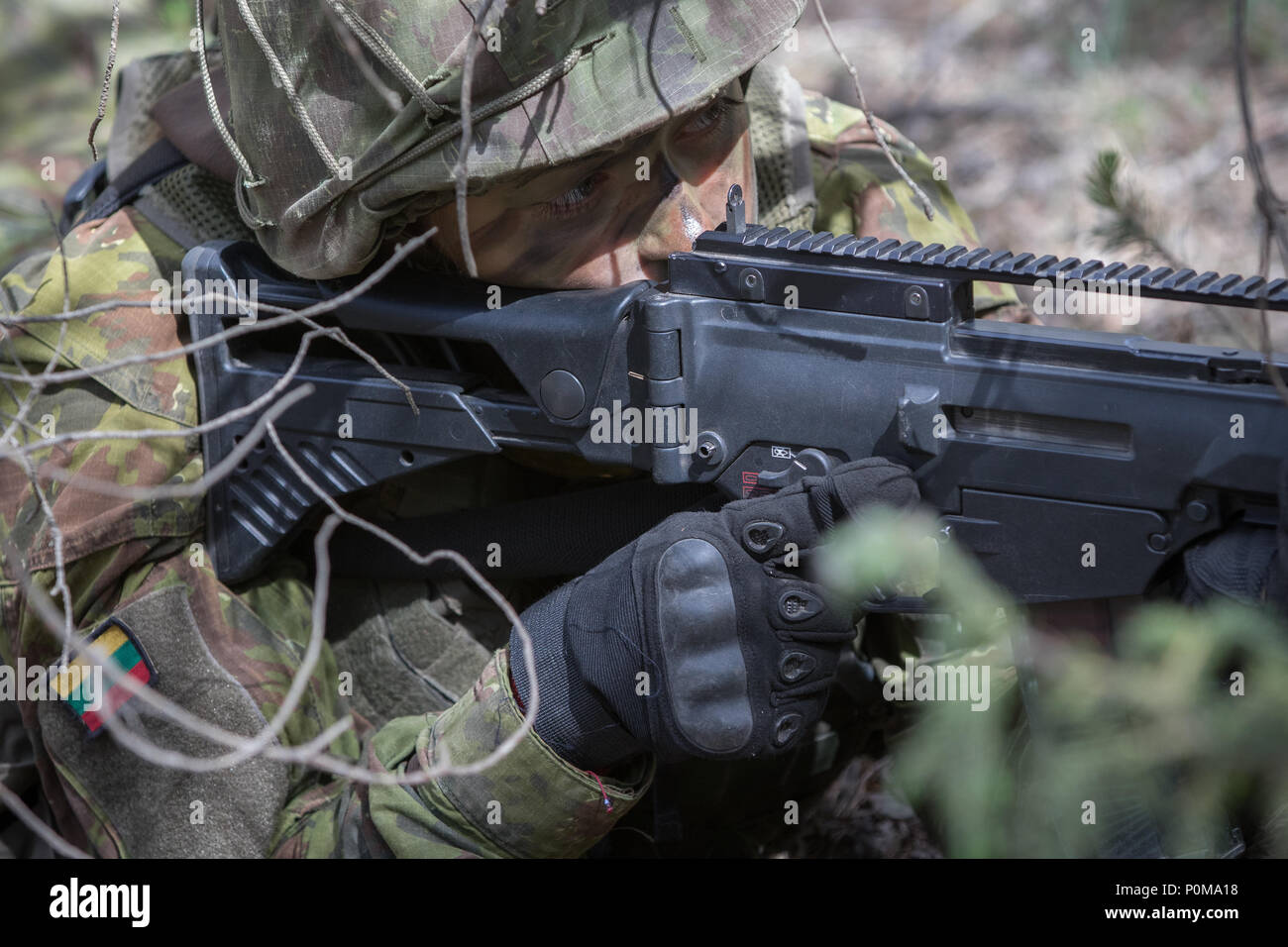 Mechanised infantry brigade iron wolf hi-res stock photography and ...
