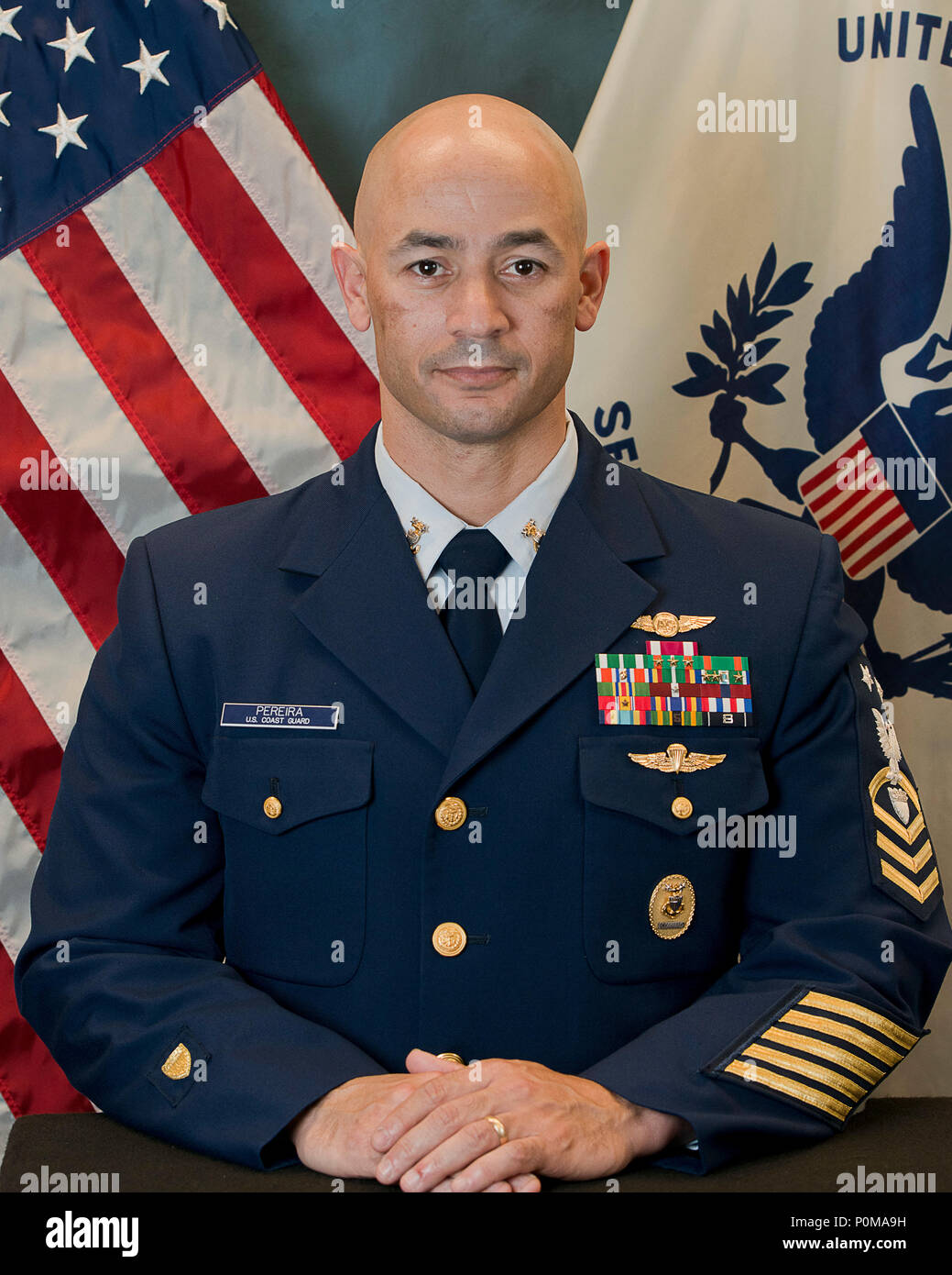 Master Chief Petty Officer Jahmal Pereira, command master chief of ...