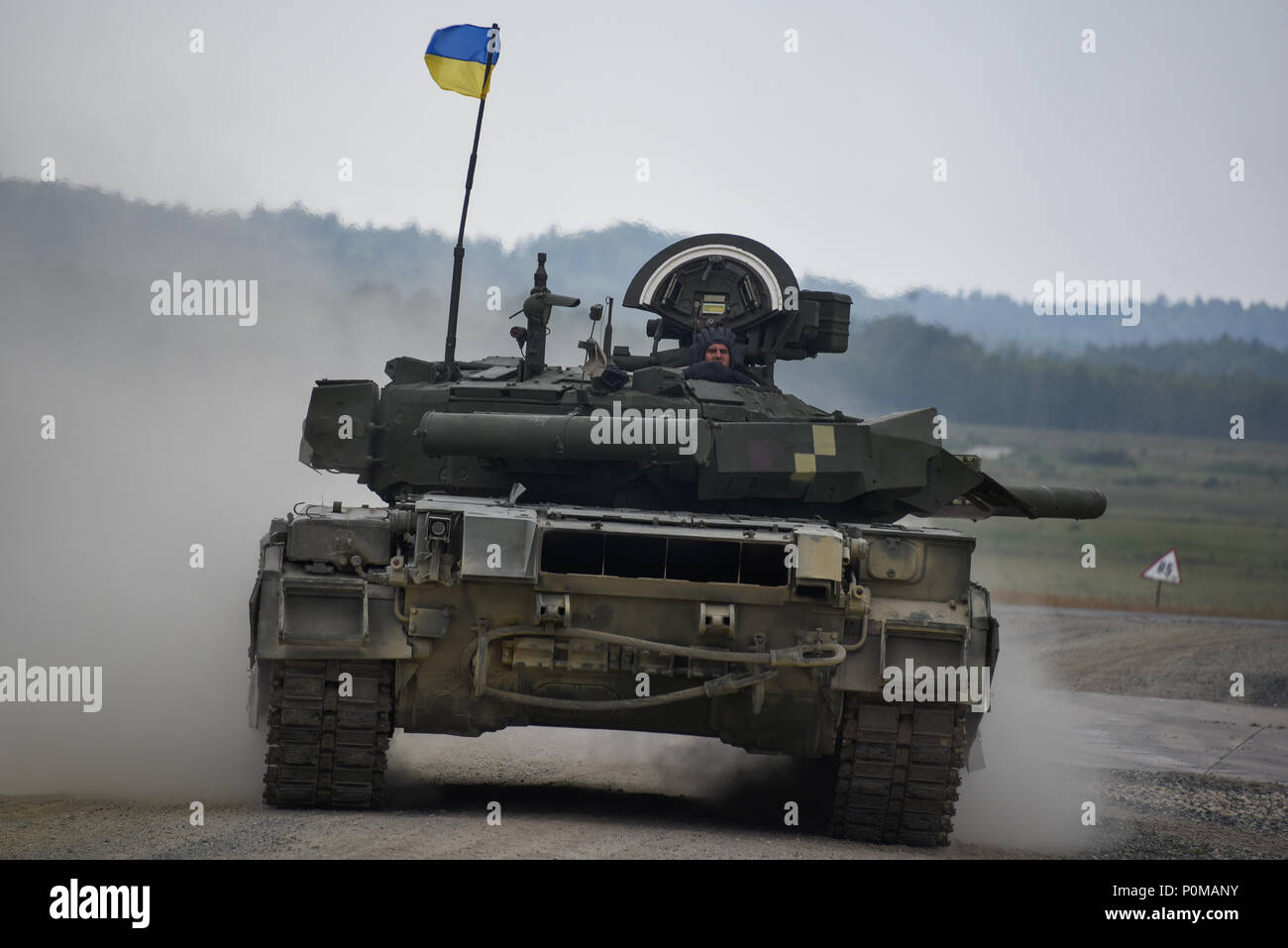 Ukrainian soldiers with 1st Tank Company, 14th Mechanized Brigade ...
