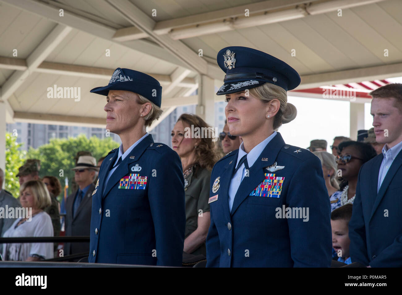 U.S Air Force Brig. Gen. Heather L. Pringle, outgoing 502nd Air Base ...