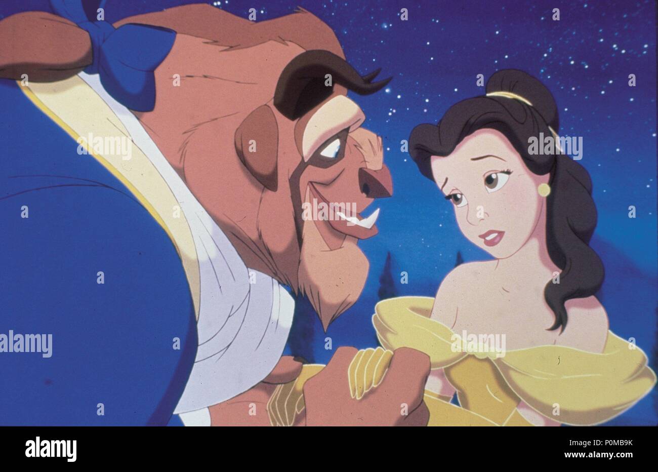 Beauty and the beast disney 1991 hi-res stock photography and images ...