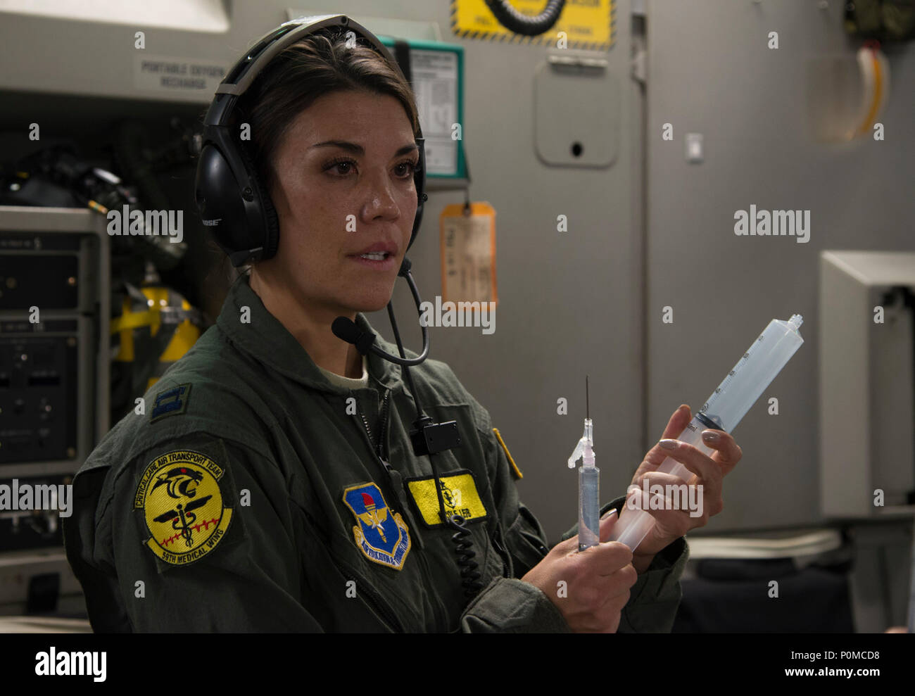 U.S. Air Force Capt. Nicole M. Leib, 59th Medical Wing Critical Care ...