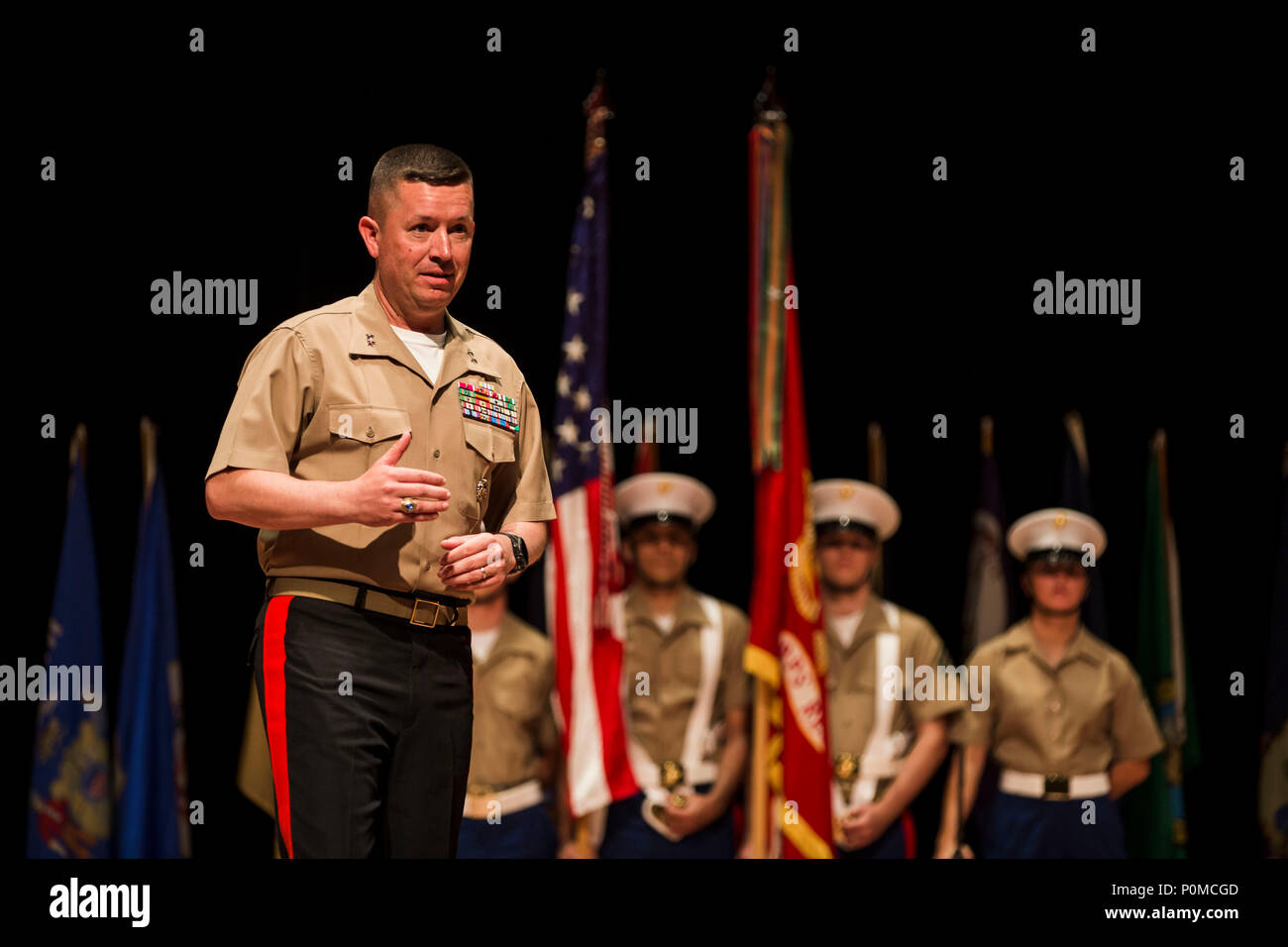 Major General James W. Bierman, Jr., commanding general of Marine Corps ...