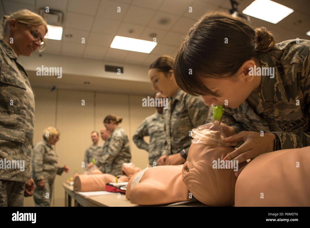 Basic life saving techniques hi-res stock photography and images - Alamy