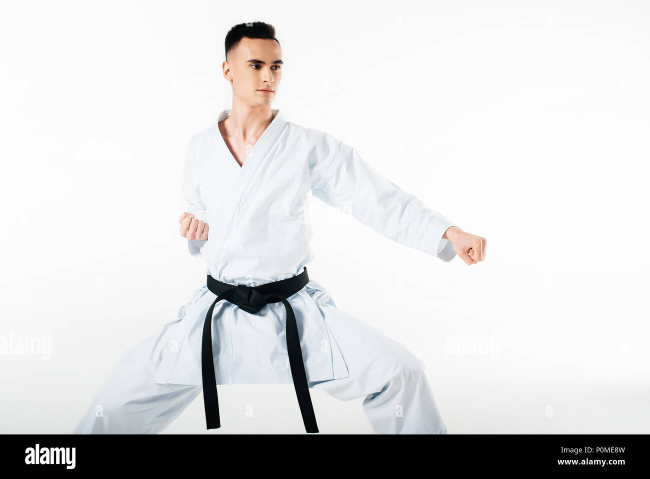 Karate fighter hi-res stock photography and images - Alamy