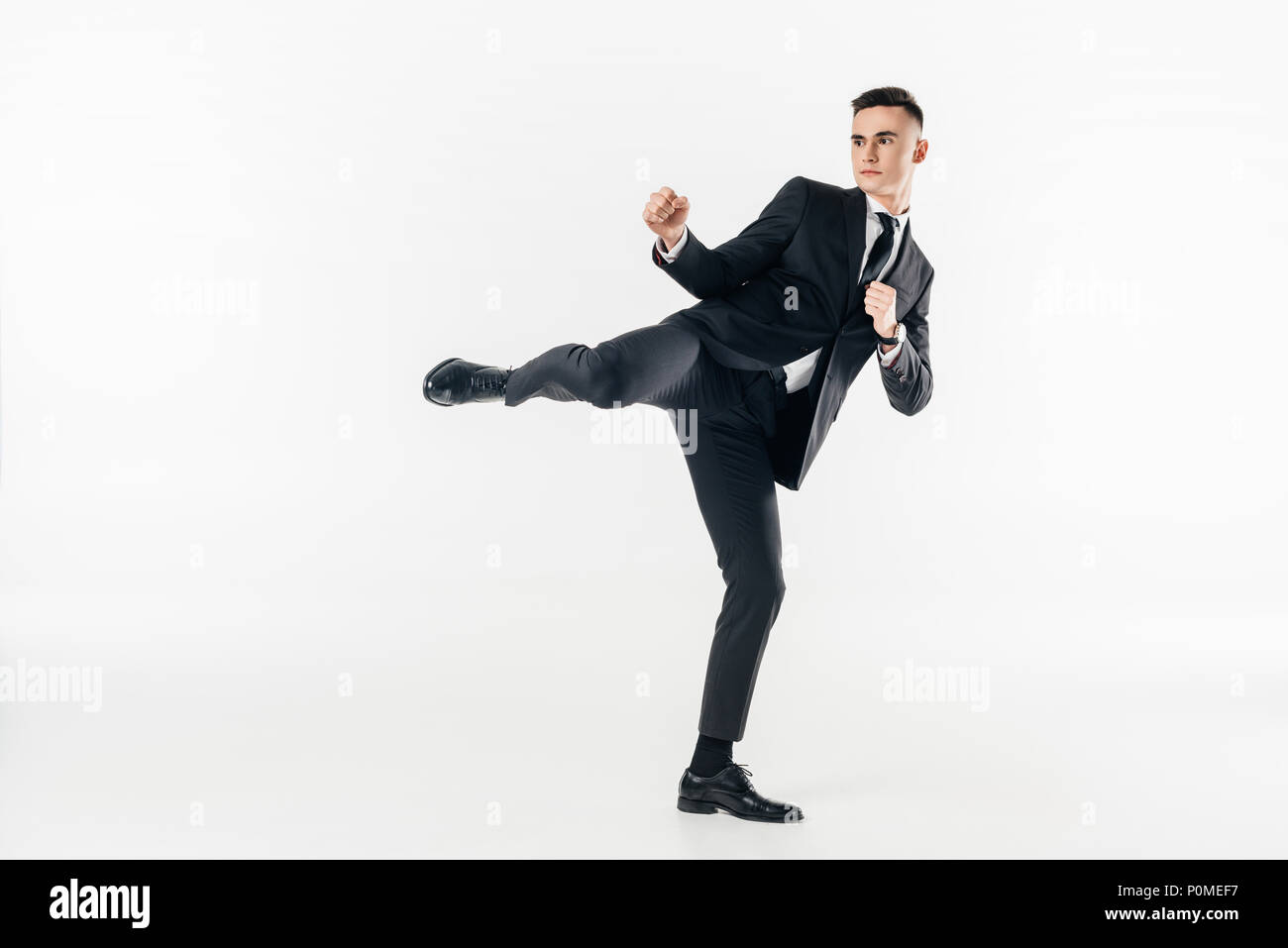 Karate Kick Suit High Resolution Stock Photography and Images - Alamy
