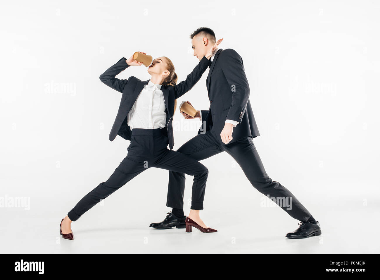 People fighting in business suits hi-res stock photography and images ...